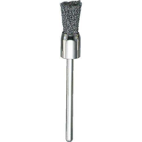 オレンジブック トラスコ中山　TRUSCOTRUSCO エンド型ブラシ 硬鋼線 線0.1X筒径Φ8X軸Φ3 〔品番:83E2〕[ 注番:2168316]特長●軸付なので取り付け交換が容易です。●コンパクトで高速回転のため操作しやすく、作業性...
