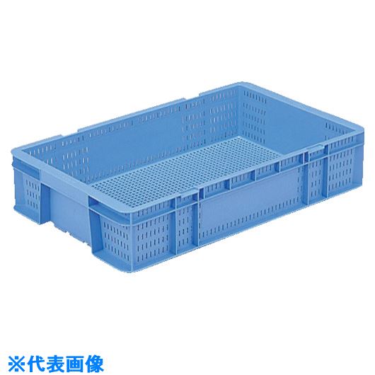 オレンジブック トラスコ中山　TRUSCO天昇 スタッキングコンテナー 102601 サンテナーTF-260ブルー 〔品番:TF260BL〕[ 注番:2171542]特長●全面網目のコンテナーです。●耐荷重に優れ安定した段積みが可能です。仕...