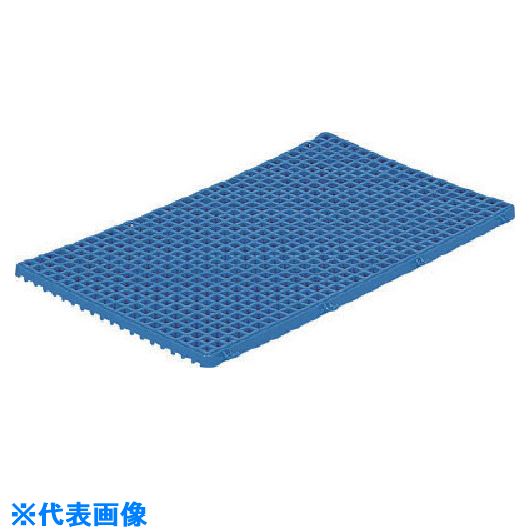オレンジブック トラスコ中山　TRUSCOサンコー 800918 サンスノコ#740 青 〔品番:SK740〕[ 注番:2171546]特長●衛生的、耐久性に優れたプラスチック製敷板です。●設置するスペースに合わせてカットや連結する事が可能...