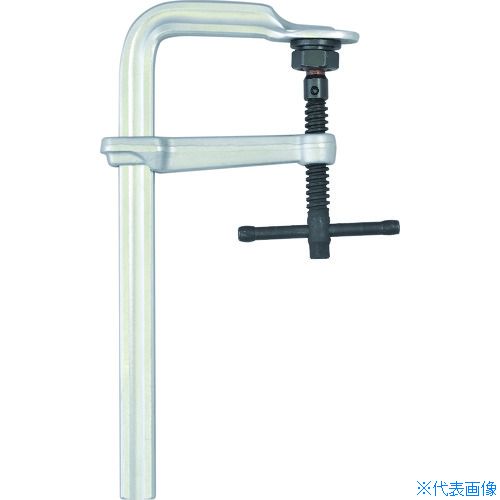 オレンジブック トラスコ中山　TRUSCOBONDHUS L型クランプ(トミーバー中強力型) 最大口開き400mm×120mm 〔品番:19040〕[ 注番:2173858]特長●トミーバータイプハンドルなので確実に締付ができます。●ボルス...