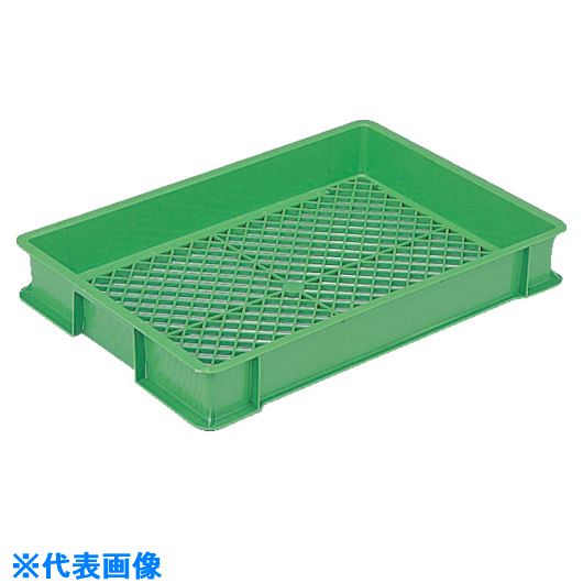 オレンジブック トラスコ中山　TRUSCO天昇 スタッキングコンテナー 672013 サンテナーPK-16グリーン 〔品番:PK16GR〕[ 注番:2174739]特長●全面網目のコンテナーです。●耐荷重に優れ安定した段積みが可能です。仕様...