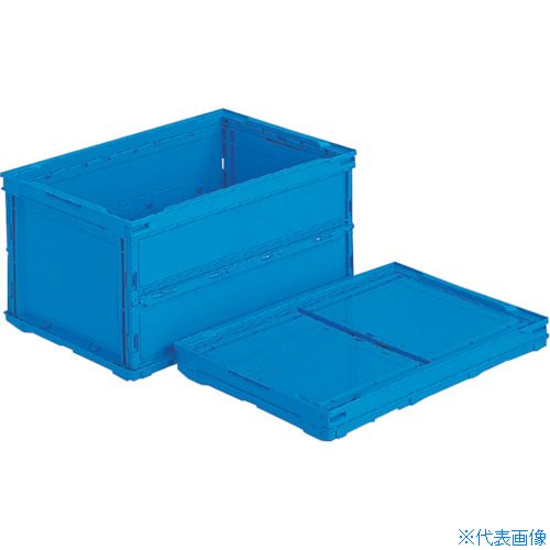 オレンジブック トラスコ中山　TRUSCOサンコー 折りたたみコンテナー 558520 ペタンコO−40Bブルー 〔品番:SK558520〕[ 注番:2175575]特長●同容量の従来型オリコンと比較して軽量、薄型を実現した「ペタンコ」です...
