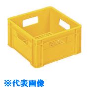 オレンジブック トラスコ中山　TRUSCOサンコー 飲料輸送用容器 201303 ミルククレートI-25(牛乳瓶180〜220ml×25本用) 黄 〔品番:201303YE00〕[ 注番:2175756]特長●堅牢な設計ですので丈夫で長持ち...