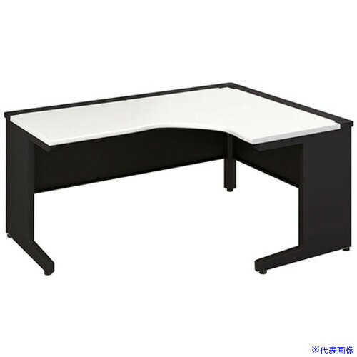 オレンジブック トラスコ中山　TRUSCONAIKI ワークデスク(右用) XEHH型/天板:ホワイト 本体:ブラック/W1600×D1200×H720 〔品番:XEHH1612CTRBH〕[ 注番:2177183]特長●これからのワークス...
