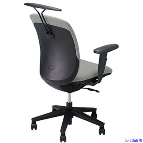 オレンジブック トラスコ中山　TRUSCONAIKI 事務用チェア グレー 可動肘付 ハンガー付 ハイバック 〔品番:VE513FAHGL〕[ 注番:2177740]特長仕様●座幅(mm)：470●座奥行(mm)：445●座面高さ(mm)：...