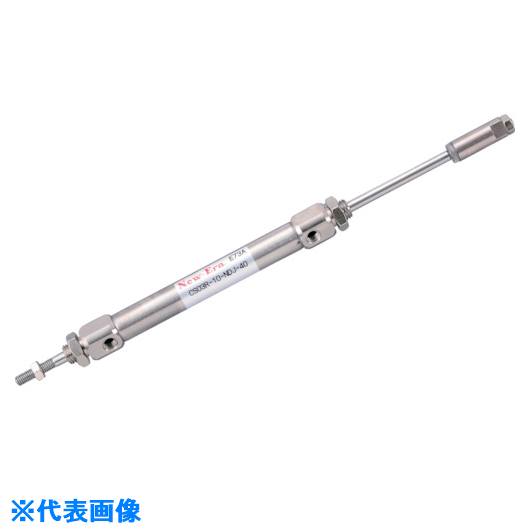 オレンジブック トラスコ中山　TRUSCONew-Era 押側ストローク調整機構付シリンダ マグネット無しストローク10mm 〔品番:CA03R10NDJ10〕[ 注番:2180142]特長●シリンダストローク調整が可能です。●ナットにてロ...