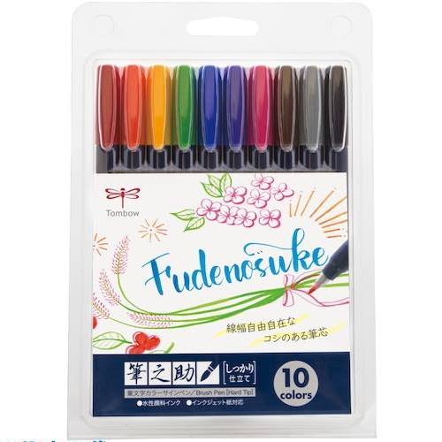 オレンジブック トラスコ中山　TRUSCOTombow 水性サインペン 筆之助しっかり仕立て 10色セット 〔品番:WSBH10C〕[ 注番:2195074]特長●筆圧がコントロールしやすく強弱がつけやすい、ハードエラストマー筆芯です。●乾...
