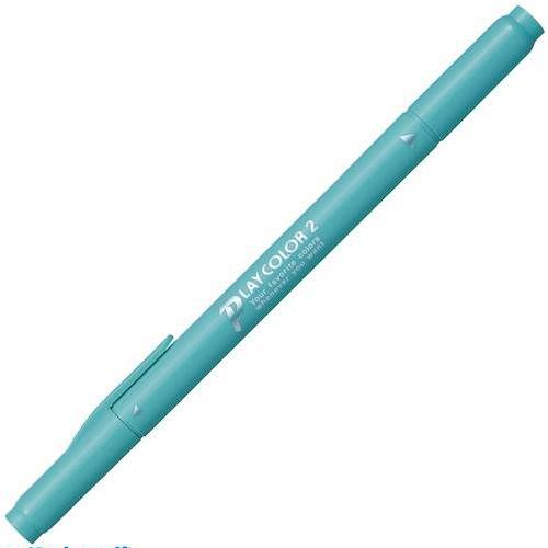 オレンジブック トラスコ中山　TRUSCOTombow 水性サインペン プレイカラー2 アクア 〔品番:WSTP74〕[ 注番:2196607]特長●細書き用はつぶれにくい特殊プラスティック芯です。●小さな文字もキレイに書けます。●太書き用...
