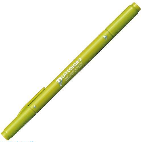 オレンジブック トラスコ中山　TRUSCOTombow 水性サインペン プレイカラー2 ライムグリーン 〔品番:WSTP50〕[ 注番:2196632]特長●細書き用はつぶれにくい特殊プラスティック芯です。●小さな文字もキレイに書けます。●...