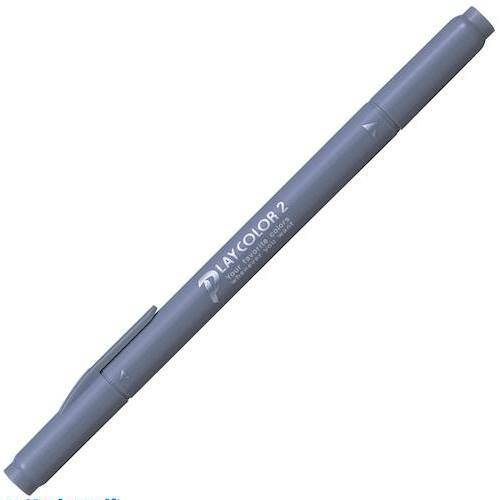 オレンジブック トラスコ中山　TRUSCOTombow 水性サインペン プレイカラ−2 灰色 〔品番:WSTP49〕[ 注番:2196638]特長●細書き用はつぶれにくい特殊プラスティック芯です。●小さな文字もキレイに書けます。●太書き用は...
