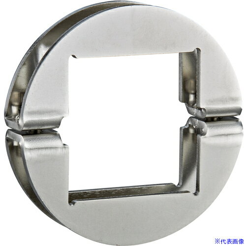 オレンジブック トラスコ中山　TRUSCOIWATA 角シャフト用 ノーマル SUS304 〔品番:BS50S〕[ 注番:2212817]特長●セパレート構造のブラケットのため、シャフト組み付け後の取り付け、取り外しが可能です。●板金品のた...