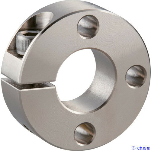 オレンジブック トラスコ中山　TRUSCOIWATA スリットカラー 3穴付 無電解ニッケルメッキ 〔品番:SCS1212MP3〕[ 注番:2216647]特長●締結力の強いスタンダードスリットカラーです。●面で締め付けるため締結力が強く、...