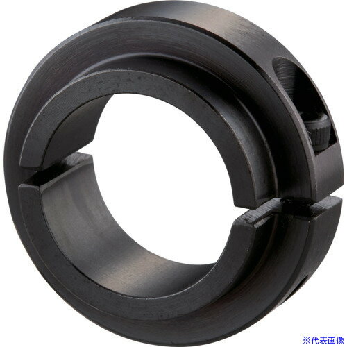 オレンジブック トラスコ中山　TRUSCOIWATA スリットカラー ベアリング用 黒染め 〔品番:SCS1012CLB2〕[ 注番:2218222]特長●締結力の強いスタンダードスリットカラーです。●端面の穴を利用してブラケットの取り付け...