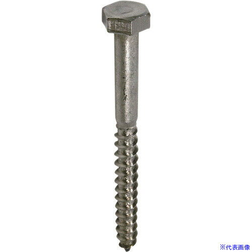 オレンジブック トラスコ中山　TRUSCODAIDOHANT ステンレス コーチスクリュー 6x65(10頭)(30本) 〔品番:00040480〕[ 注番:2239721]特長●素材を突き抜けたくないが、ボルトの太さが欲しい場合などに最適...