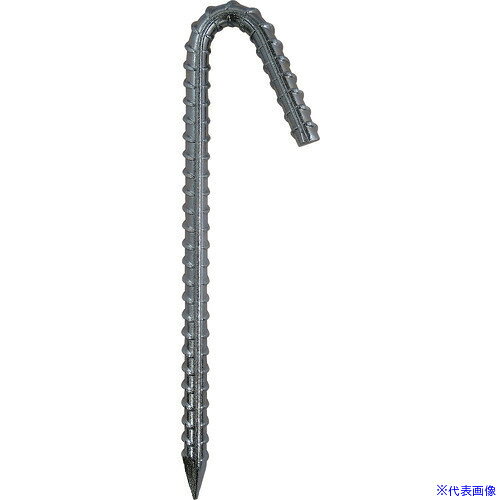オレンジブック トラスコ中山　TRUSCODAIDOHANT 異形ロープ止め J型 (10本入) 10×200 〔品番:10165661〕[ 注番:2252133]特長●地面にロープをガッチリ固定したい時に便利です。用途●区画分けや侵入防止...