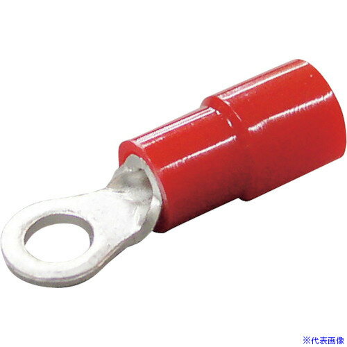 オレンジブック トラスコ中山　TRUSCOニチフ 環境配慮形絶縁被覆付圧着端子 R形(100P) 〔品番:TMEX1.253NGRN〕[ 注番:2262690]特長●端子筒部に絶縁被覆があらかじめセットされております。●絶縁体形状：TME形...