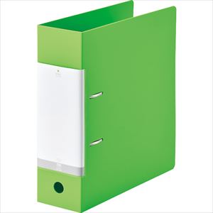 オレンジブック トラスコ中山　TRUSCOLIHIT D型リングファイル(750枚収納) 黄緑 A4 〔品番:G22906〕[ 注番:2264771]特長●ファイルのゆがみを防ぐセーフティストッパー付きです。●タイトル記入に便利な交換式背見...