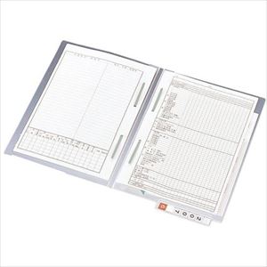 オレンジブック トラスコ中山　TRUSCOLIHIT カルテフォルダー ダブルファスナー付 (50枚入り) 乳白 B5 〔品番:HK715U〕[ 注番:2268081]特長●取り出した方向で閲覧できる2本ファスナータイプです。●ファスナーが...