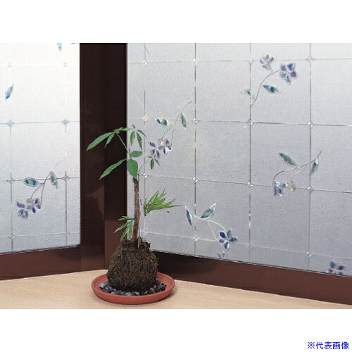 オレンジブック トラスコ中山　TRUSCO明和 窓飾りシートGPL−9260 92cm丈×90cm巻 〔品番:GPL9260〕[ 注番:2283480]特長●粘着剤を使っていないので、貼って、はがせて、また貼れます。●ペアガラス・網入りガラ...