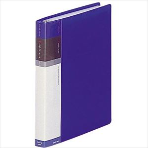オレンジブック トラスコ中山　TRUSCOLIHIT クリヤーブック・ルポ(交換式) 30P 青 A5 〔品番:N46118〕[ 注番:2286991]特長●リングにつなぎ目がないとじ具で、ポケットの回転がスムーズです。●サイズバリエーショ...