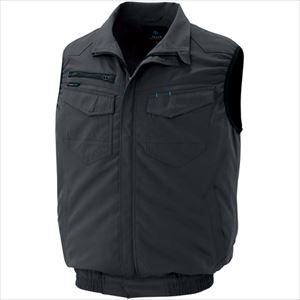 オレンジブック トラスコ中山　TRUSCOアイトス 空調服用ベスト(空調服TM) チャコール SS 〔品番:AZ2997014SS〕[ 注番:2287649]特長●空調服用のウエアーです。●軽量ストレッチ性・吸汗速乾・消臭機能付きのベストで...