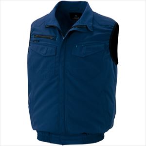 オレンジブック トラスコ中山　TRUSCOアイトス 空調服用ベスト(空調服TM) ネイビー 6L 〔品番:AZ29970086L〕[ 注番:2287670]特長●空調服用のウエアーです。●軽量ストレッチ性・吸汗速乾・消臭機能付きのベストです...