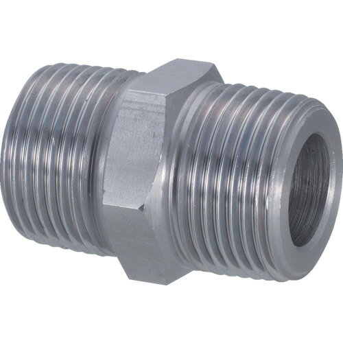 オレンジブック トラスコ中山　TRUSCOフジトク 6角ニップル 25A 炭素鋼 〔品番:6NPT25A〕[ 注番:2289555]特長用途●油圧配管の接続に。●パイプのねじ込みに。仕様●呼び径A：25●呼び径B：1●L(mm)：53●B(...