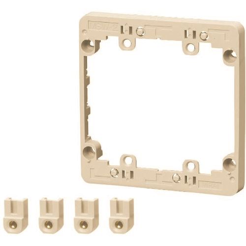 オレンジブック トラスコ中山　TRUSCO未来 モール用スイッチ枠 MSW-2 〔品番:MSW2〕[ 注番:2292096]特長仕様仕様2●モール用スイッチ枠材質/仕上セット内容/付属品注意原産国（名称）日本JANコード4571359683...