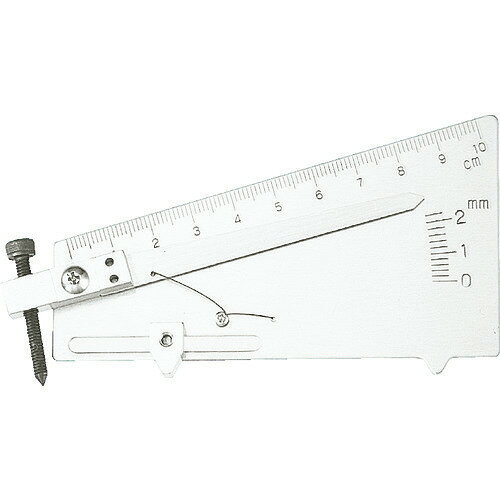 オレンジブック トラスコ中山　TRUSCOTRUSCO 溶接ゲージ 精密アンダーカット測定用 1目盛0.2mm 〔品番:TWGU2S〕[ 注番:2297361]特長●アンダーカット専用ゲージ高精度タイプです。●ステンレス製でさびにくく堅牢で...