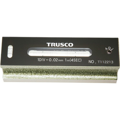 オレンジブック トラスコ中山　TRUSCOTRUSCO 平形精密水準器 寸法150 感度0.02 〔品番:TFLB1502〕[ 注番:2326701]特長●主気泡管の目盛誤差は2目盛以内です。●主に工作機械などの水平出しに適しています。仕様...