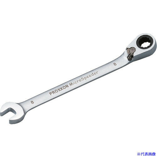 オレンジブック トラスコ中山　TRUSCOPROXXON 切り替え式ギアレンチ 8mm 〔品番:83130〕[ 注番:2391580]特長●ラチェットヘッドが曲がり角度15°のため作業者の手指の干渉を防ぎます。●レーザーマーキングが素早く直...