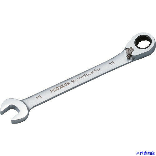 オレンジブック トラスコ中山　TRUSCOPROXXON 切り替え式ギアレンチ 13mm 〔品番:83135〕[ 注番:2391581]特長●ラチェットヘッドが曲がり角度15°のため作業者の手指の干渉を防ぎます。●レーザーマーキングが素早く...