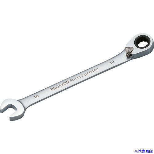 オレンジブック トラスコ中山　TRUSCOPROXXON 切り替え式ギアレンチ 10mm 〔品番:83132〕[ 注番:2391584]特長●ラチェットヘッドが曲がり角度15°のため作業者の手指の干渉を防ぎます。●レーザーマーキングが素早く...