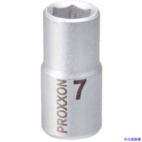 オレンジブック トラスコ中山　TRUSCOPROXXON ソケット1/4(6角タイプ) 7mm 〔品番:83716〕[ 注番:2391596]特長●表面仕上：下地に二層のニッケルクロームと最終仕上げはマットクロームが施されています。●レーザ...