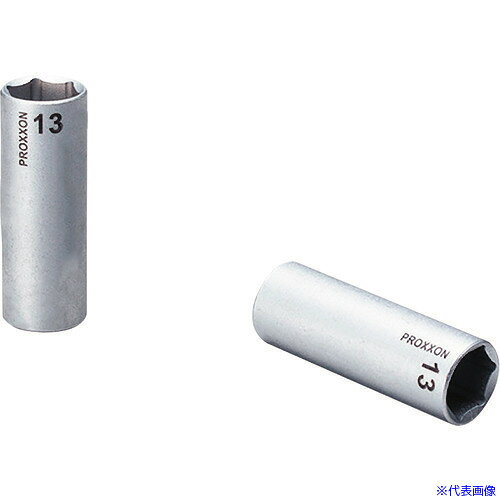 オレンジブック トラスコ中山　TRUSCOPROXXON ディープソケット1/4(6角タイプ) 13mm 〔品番:83778〕[ 注番:2393121]特長●表面仕上：下地に二層のニッケルクロームと最終仕上げはマットクロームが施されています...