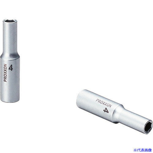 オレンジブック トラスコ中山　TRUSCOPROXXON ディープソケット1/4(6角タイプ) 4mm 〔品番:83768〕[ 注番:2393130]特長●表面仕上：下地に二層のニッケルクロームと最終仕上げはマットクロームが施されています。...