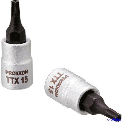 オレンジブック トラスコ中山　TRUSCOPROXXON トルクス[[R下]]ビットソケット いじり止め穴付 TTX15 〔品番:83756〕[ 注番:2393198]特長●表面仕上：下地に二層のニッケルクロームと最終仕上げはマットクローム...