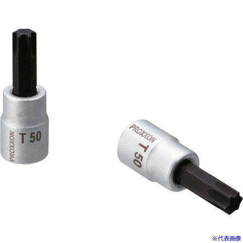 オレンジブック トラスコ中山　TRUSCOPROXXON トルクス[[R下]]ビットソケット3/8 T50 〔品番:83590〕[ 注番:2393203]特長●表面仕上：下地に二層のニッケルクロームと最終仕上げはマットクロームが施されていま...