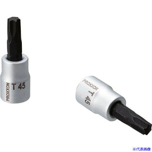 オレンジブック トラスコ中山　TRUSCOPROXXON トルクス[[R下]]ビットソケット3/8 T45 〔品番:83589〕[ 注番:2393204]特長●表面仕上：下地に二層のニッケルクロームと最終仕上げはマットクロームが施されていま...