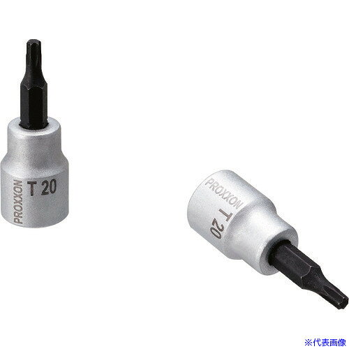オレンジブック トラスコ中山　TRUSCOPROXXON トルクス[[R下]]ビットソケット3/8 T20 〔品番:83584〕[ 注番:2393208]特長●表面仕上：下地に二層のニッケルクロームと最終仕上げはマットクロームが施されていま...