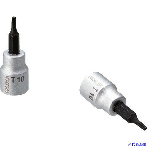 オレンジブック トラスコ中山　TRUSCOPROXXON トルクス[[R下]]ビットソケット3/8 T10 〔品番:83583〕[ 注番:2393209]特長●表面仕上：下地に二層のニッケルクロームと最終仕上げはマットクロームが施されていま...