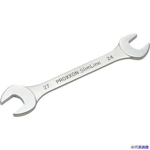 オレンジブック トラスコ中山　TRUSCOPROXXON 両口スパナ 24×27mm 〔品番:83856〕[ 注番:2394532]特長●31CrV3を原材料としたスパナは薄さと耐久性を持ち、深く刻まれたレーザーマーキングが施され素早く直観...