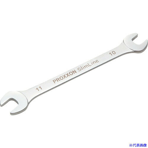 オレンジブック トラスコ中山　TRUSCOPROXXON 両口スパナ 10×11mm 〔品番:83834〕[ 注番:2394534]特長●31CrV3を原材料としたスパナは薄さと耐久性を持ち、深く刻まれたレーザーマーキングが施され素早く直観...