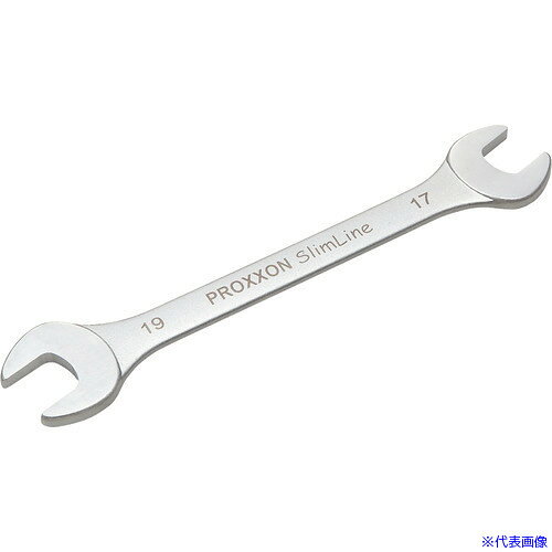 オレンジブック トラスコ中山　TRUSCOPROXXON 両口スパナ 17×19mm 〔品番:83848〕[ 注番:2394547]特長●31CrV3を原材料としたスパナは薄さと耐久性を持ち、深く刻まれたレーザーマーキングが施され素早く直観...