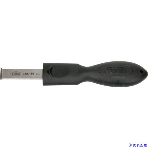 オレンジブック トラスコ中山　TRUSCOTONE 超硬スクレーパー 全長210mm 刃幅17mm 〔品番:CSC16〕[ 注番:2396313]特長●刃先に非常に硬い（超硬チップ）を使用することで切れ味と耐久性を実現しました。●刃の部分が...