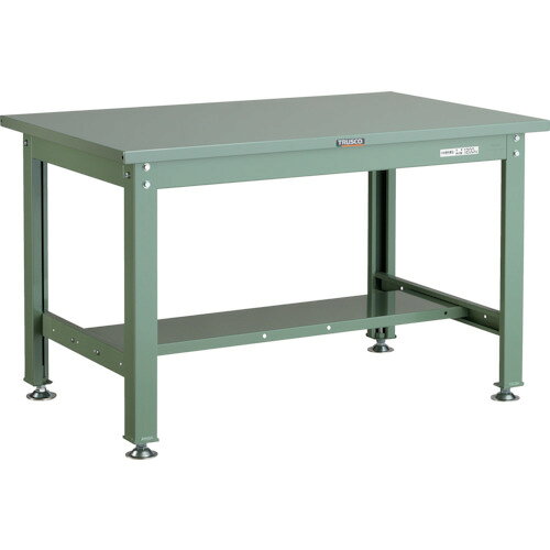 オレンジブック トラスコ中山　TRUSCOTRUSCO 中荷重作業台(1200kg)HW型 1200X750XH740 基本タイプ グリーン色 緑 〔品番:SHW1200〕[ 注番:2409054]特長●脚部はグリーン色です。●アジャスター...