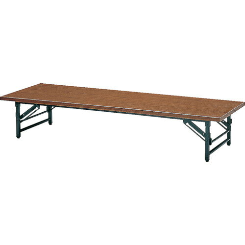 オレンジブック トラスコ中山　TRUSCOTRUSCO 折りたたみ式座卓 900X600XH330 チーク 〔品番:TZ0960〕[ 注番:2417642]特長●イスを使わない場所での会議などに適してます。●折りたたむと高さ91mmで、収納...