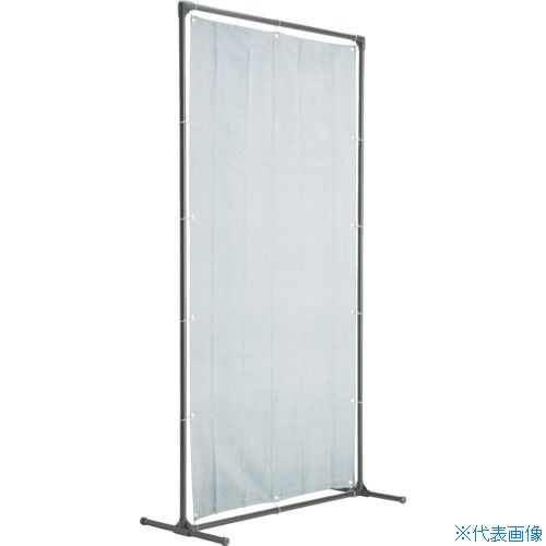 オレンジブック トラスコ中山　TRUSCOTRUSCO 火花用衝立 単体型 1000XH2000 固定足タイプ 〔品番:YK1020〕[ 注番:2428563]特長●シート材質は、耐炎繊維織物および、シリコン片面加工による、スパッタシートJ...