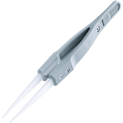 オレンジブック トラスコ中山　TRUSCOHOZAN セラミックピンセット 〔品番:P550C〕[ 注番:2430568]特長●チップ交換が可能な軽量タイプです。●ハンダ・銀ロウが付着しないため、ハンダ付け作業に最適です。●チップ部は、フッ...