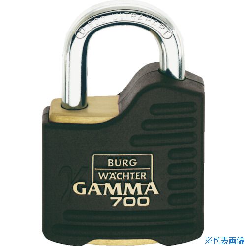 オレンジブック トラスコ中山　TRUSCOブルク ヴェヒター 樹脂強化カバー付南京錠 ガンマ 700-55SB 〔品番:19171〕[ 注番:2436979]特長●樹脂カバーによって強化されたボディーは、耐久性・防犯性に優れています。●鍵穴...